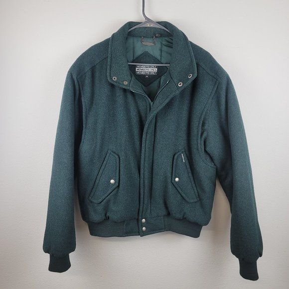 Members Only | Jackets & Coats | Vintage Members Only Wool Bomber ...